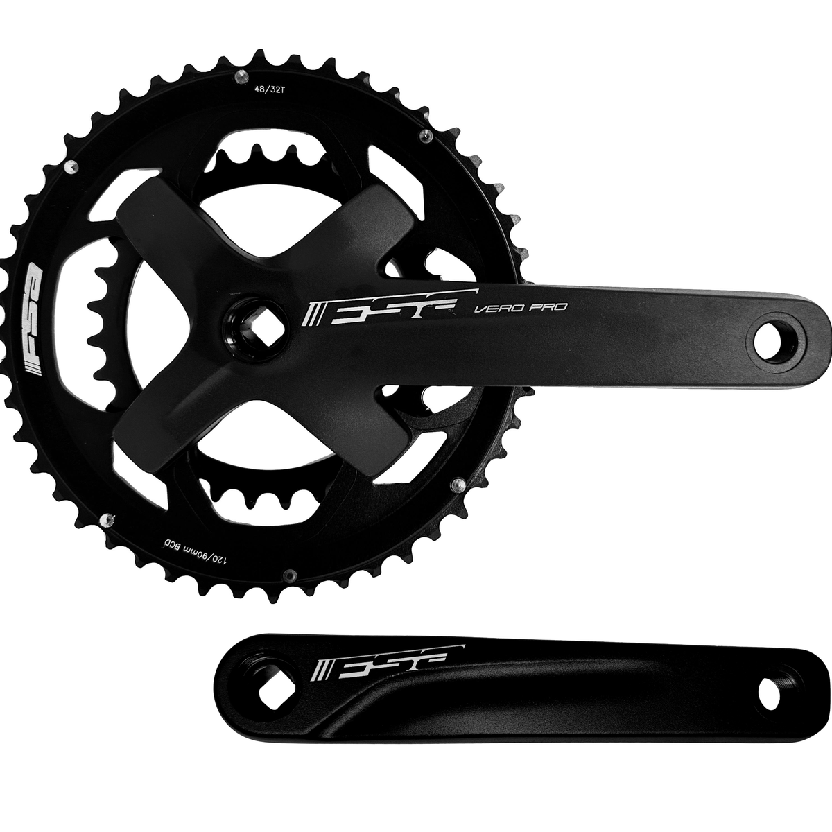 FSA CK617 VERO PRO Gravel Bike Chainset - 48 / 32T | Sport & Leisure
