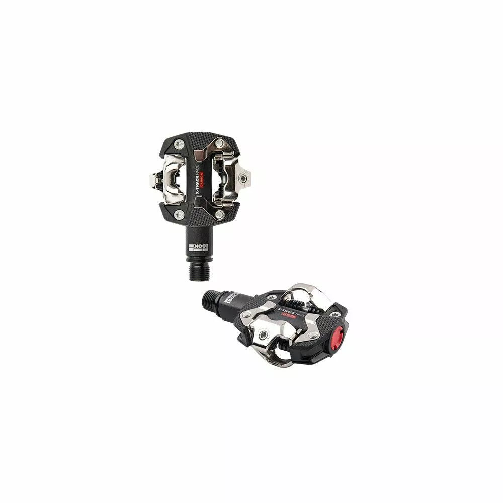 Look X-Track Race Carbon MTB Clipless Bike Pedals With Cleats ...
