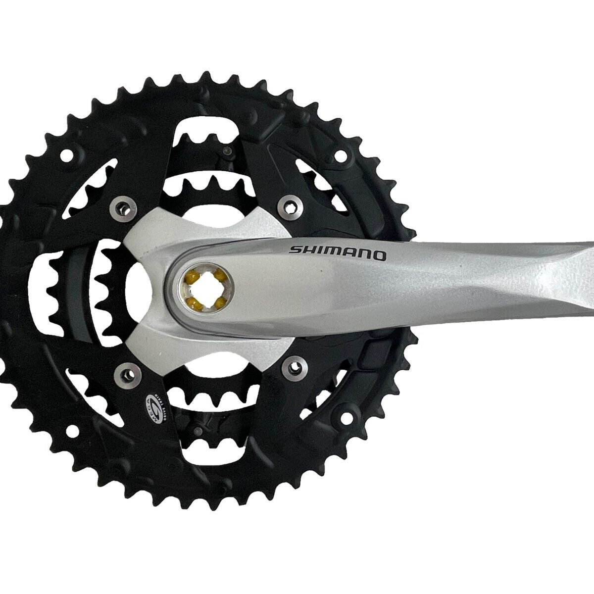 Shimano Deore FC-M443 9 Speed Chainset - 48 / 28 / 36T - 170mm Crank ...