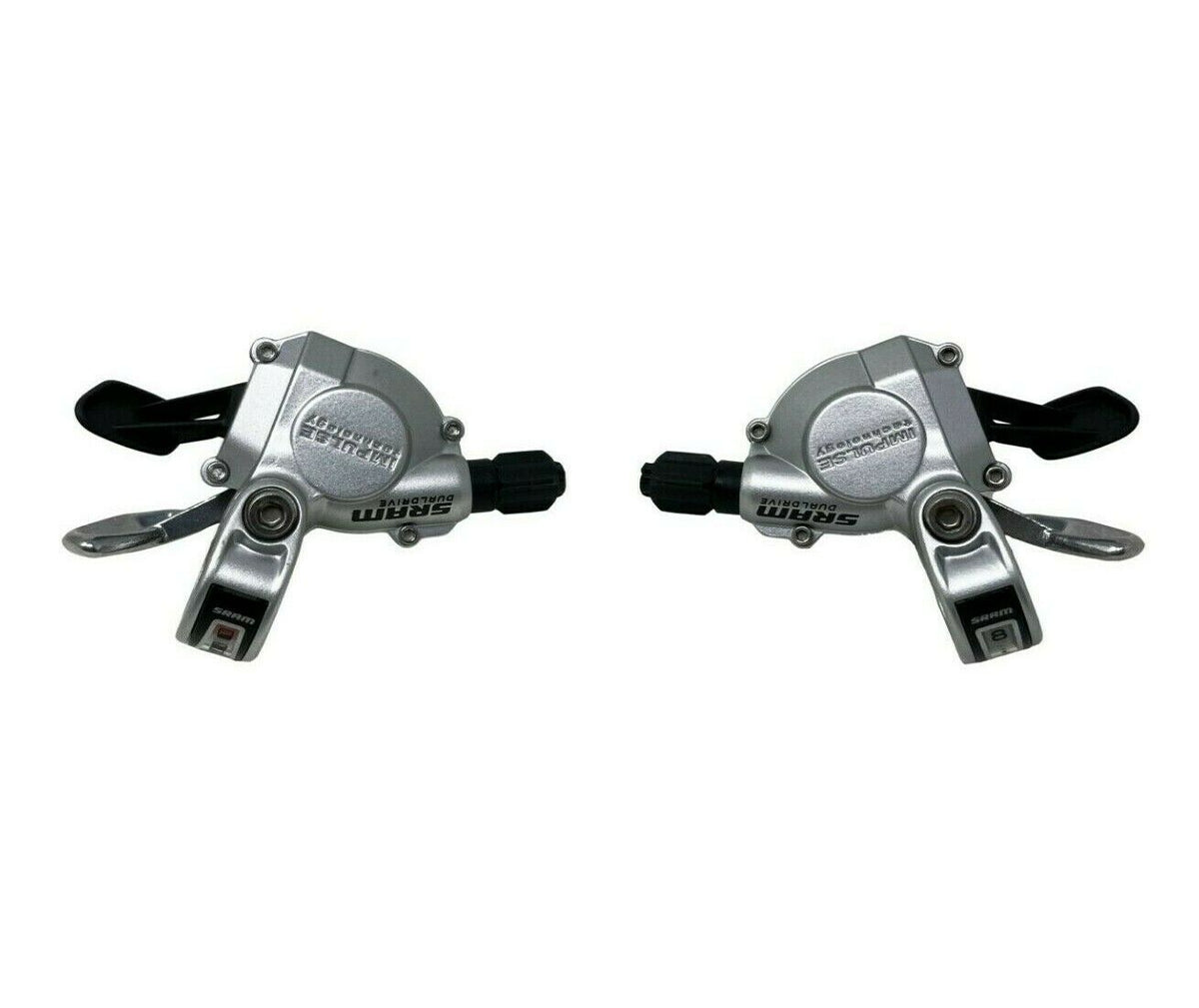 SRAM Dual Drive 8 x 3 Speed Shifter Set With Gear Cables - Silver ...