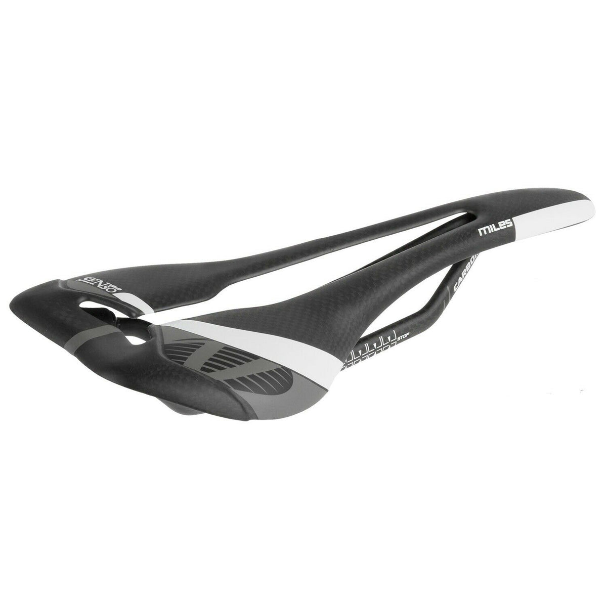 Velo Senso Miles Ultra Lightweight Carbon Saddle - 274 x 126 mm - Blac ...