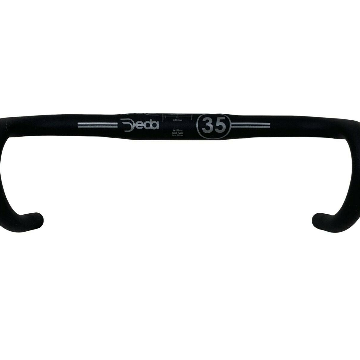 Deda M35 35mm Clamp Alloy Handlebar - 440mm Width – Sportandleisure.com