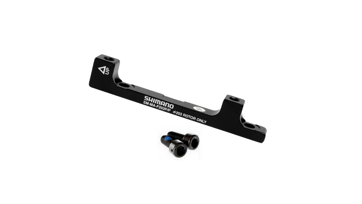 Shimano 203mm Front Disc Mount Adaptor Post to Post - SM-MA-F203-P / P ...