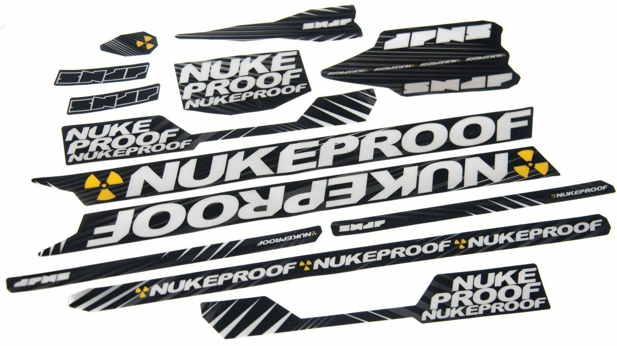 Nukeproof Frame 2012 Sticker Kit / Decal Kit. Choose from Snap, Mega ...
